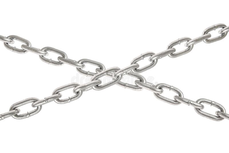 Crossed Chains stock image. Image of focus, cross, crossed - 29079913