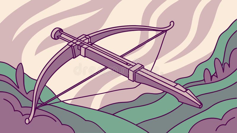 Crossed Crossbows Emblem of Strength, Vector Design Generative AI Stock ...