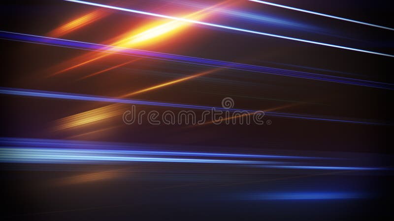 Crossed Data Streams 3D Rendering Stock Illustration - Illustration of ...