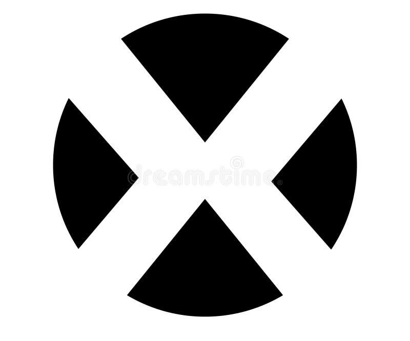 Crossed Icon Design stock vector. Illustration of abstract - 81268782