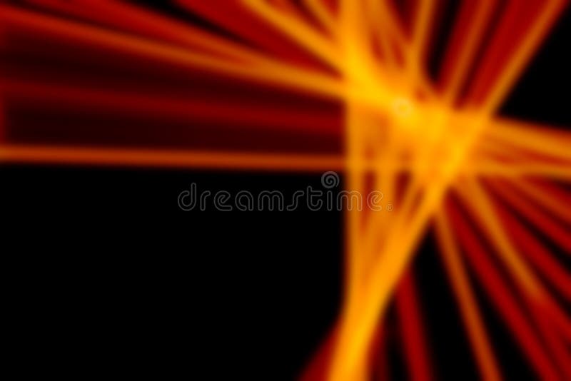 Crossed Orange Crisscross Spotlights on Black. Stock Image - Image of ...