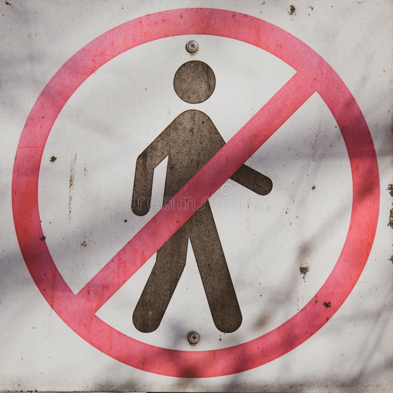 Crossed out man sign stock photo. Image of circle, iron - 272008218