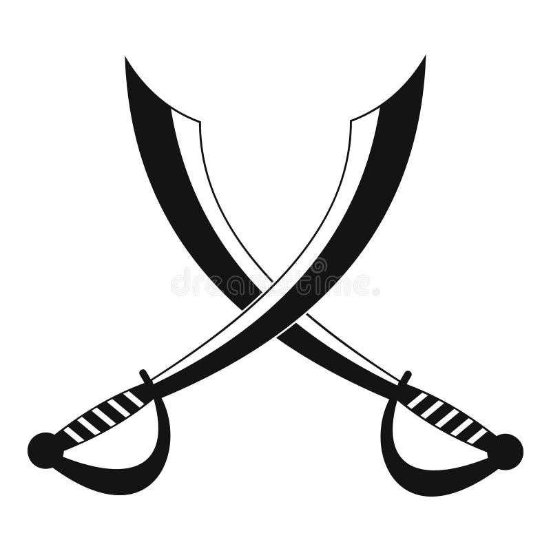 Crossed Sabers Stock Illustrations – 311 Crossed Sabers Stock ...