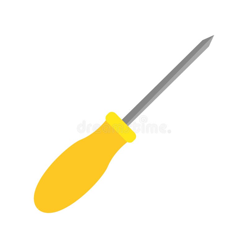 Crossed screwdriver tool stock illustration. Illustration of ...