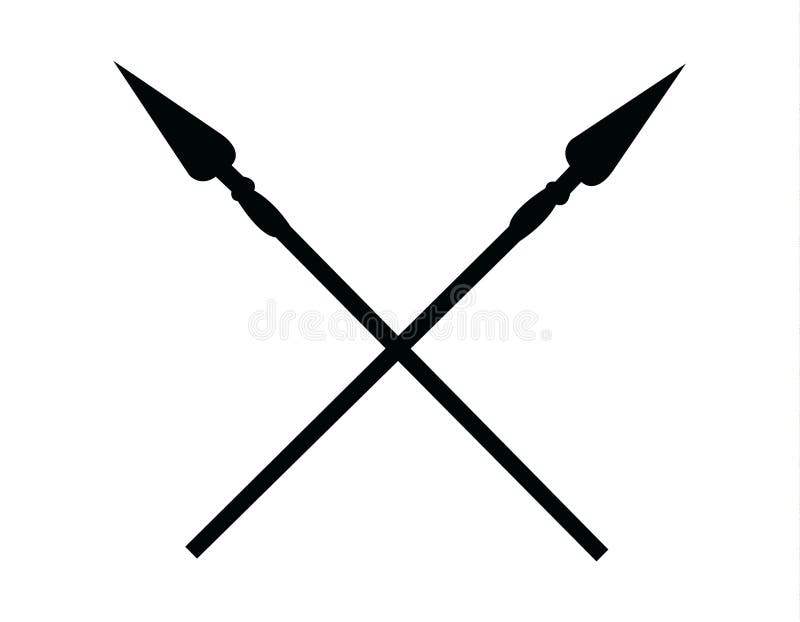 Indian Spears Crossed