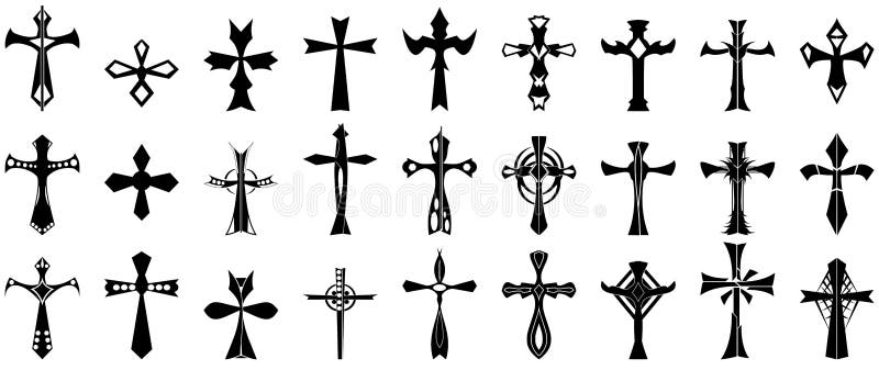 Crosses stock illustration. Illustration of geometrical - 32390201