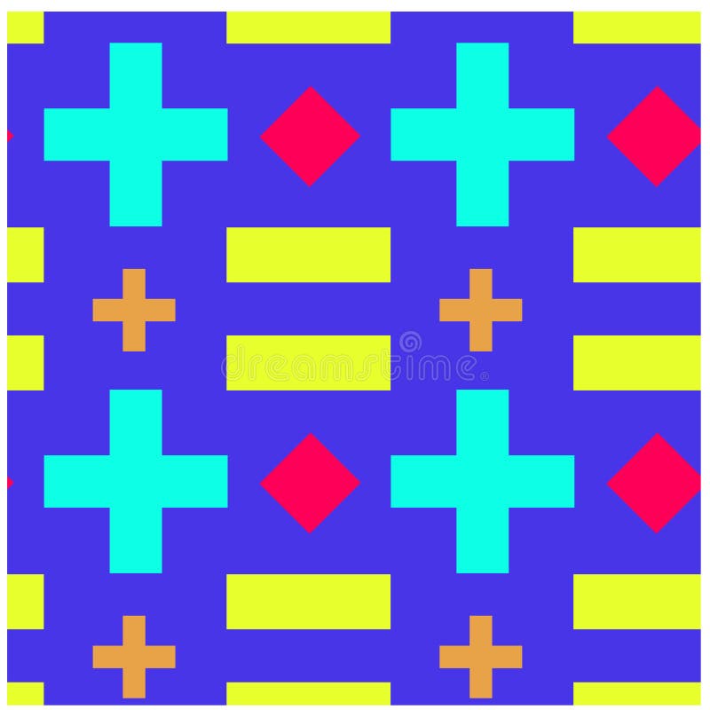 Crosses and Rectangles Seamless Pattern Stock Vector - Illustration of ... Crosses and Rectangles Seamless Pattern Stock Vector - Illustration of ...