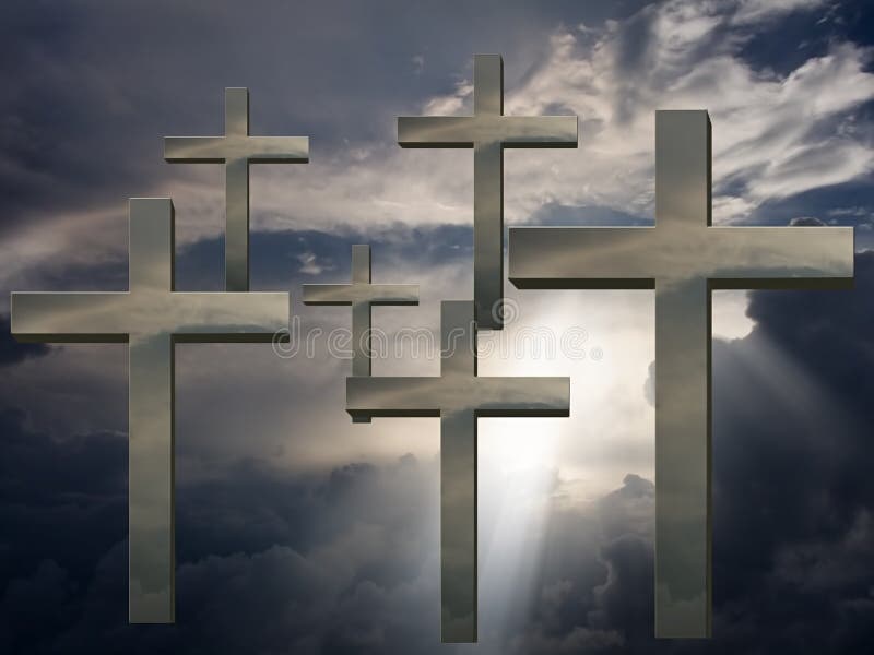 Transparent Rugged Cross stock photo. Image of church, father - 617438