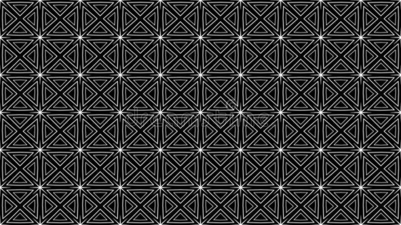 Crosses with Triangles Turning into Shining Stars Tile Filled Pattern ...