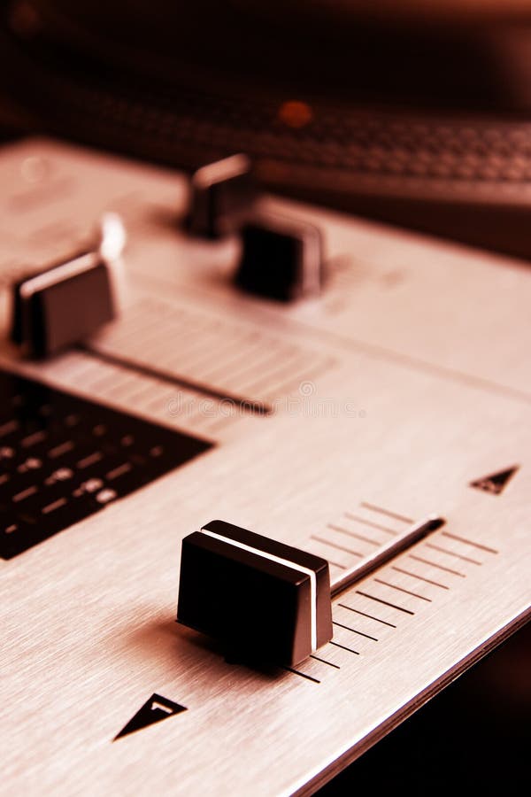 Crossfader of Audio Mixing Controller Stock Image - Image of mixing ...