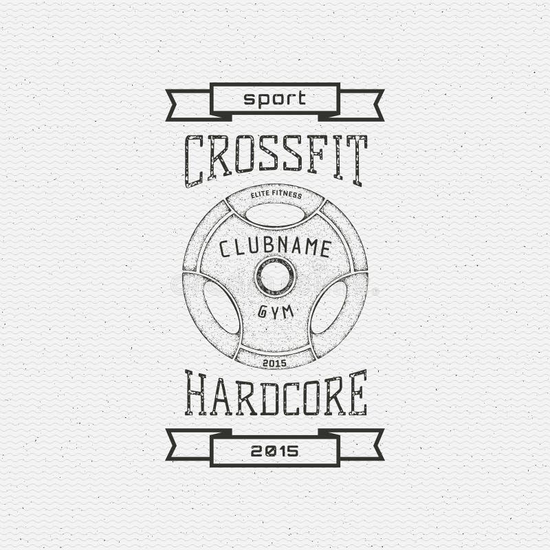 CrossFit Badges Logos and Labels for Any Use Stock Illustration ...