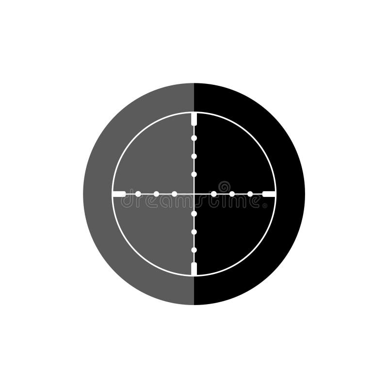 Crosshair Black Simple Icon Stock Vector - Illustration of firearm ... Crosshair Black Simple Icon Stock Vector - Illustration of firearm ...
