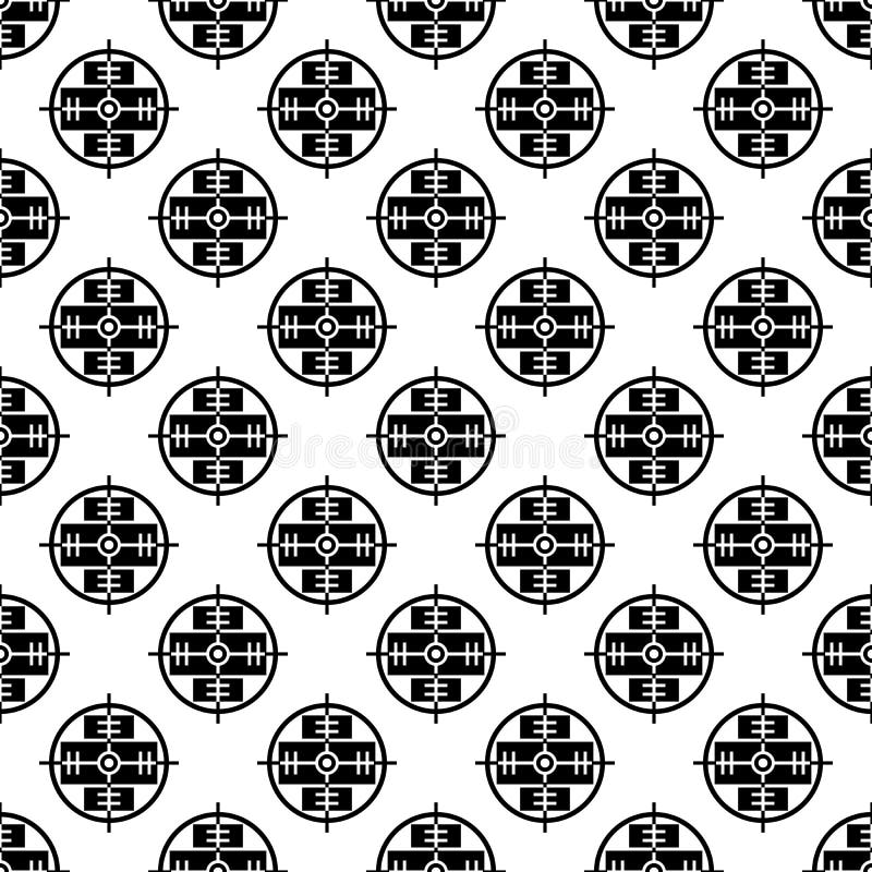 Crosshair Pattern Seamless Vector Stock Vector - Illustration of army ...