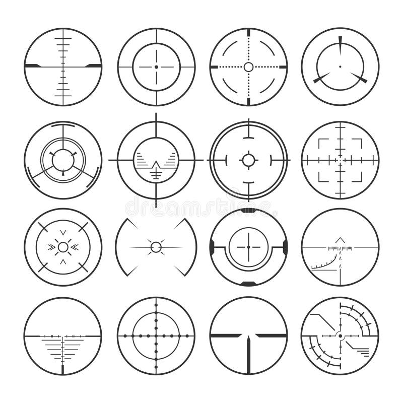 Rifle Crosshair Stock Illustrations – 4,893 Rifle Crosshair Stock ...