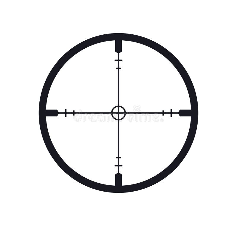 Crosshair Hunting and Targeting Icon Stock Vector - Illustration of ...