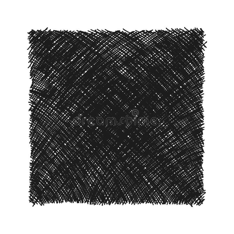 Crosshatch Pattern Texture. Freehand Scribble Hatching. Hand Drawn ...