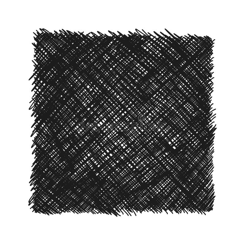 Crosshatch Pattern Texture. Freehand Scribble Hatching. Hand Drawn ...