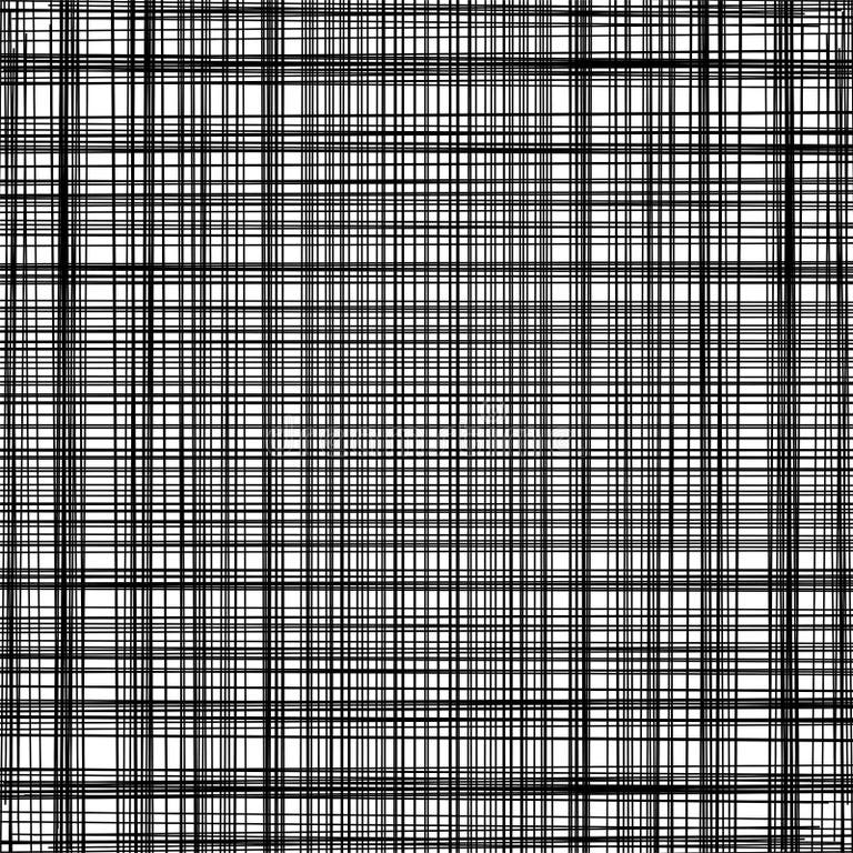Crosshatch, Tangled Straight Lines. Dynamic, Random Lines Grid, Mesh ...