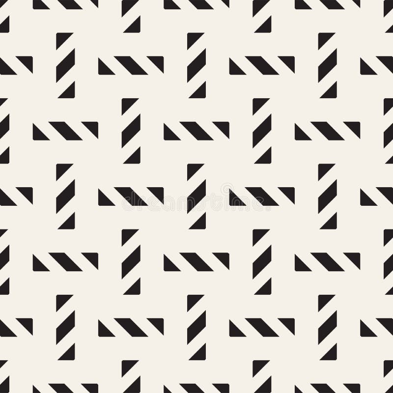 Crosshatch Vector Seamless Geometric Pattern. Crossed Graphic ...