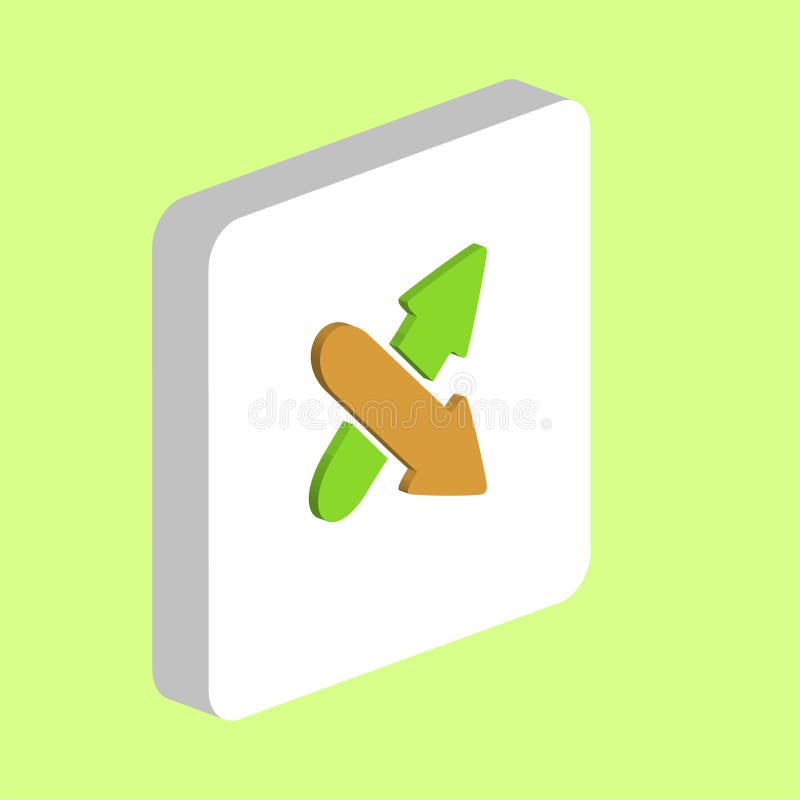 Ble and Red Crossing Arrow Showing Air Flow. Heat Recovery Illustration ...