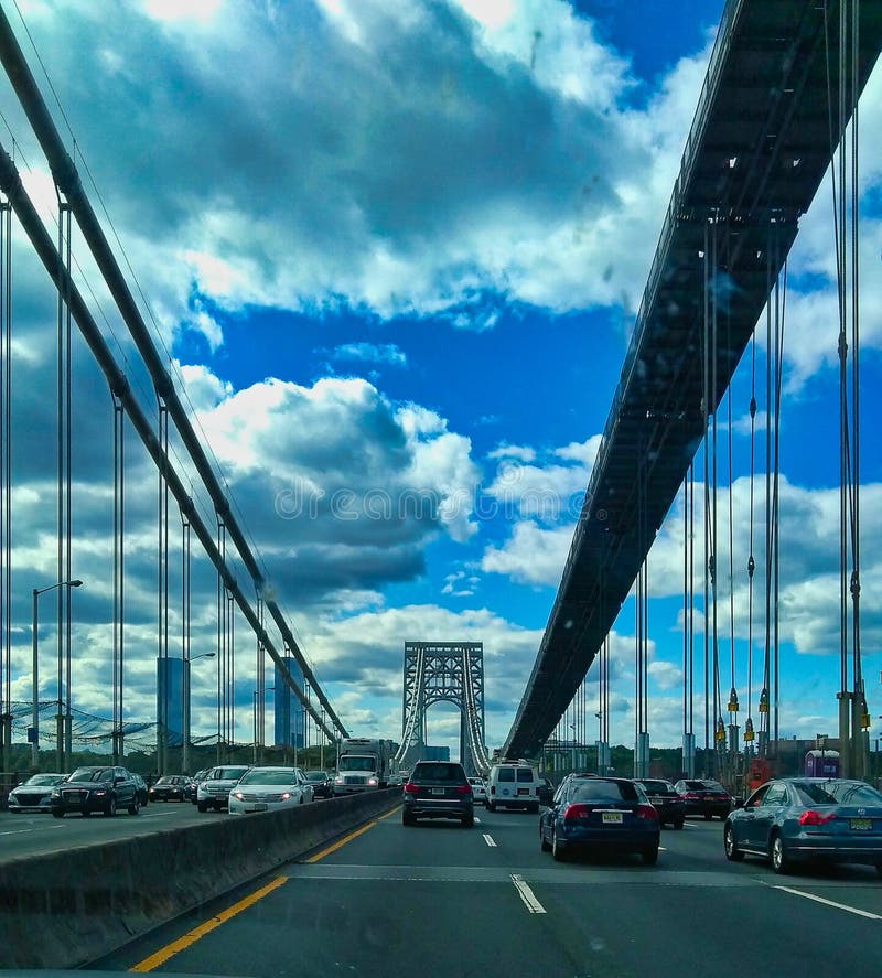 Crossing the Bridge editorial photo. Image of george - 167974636