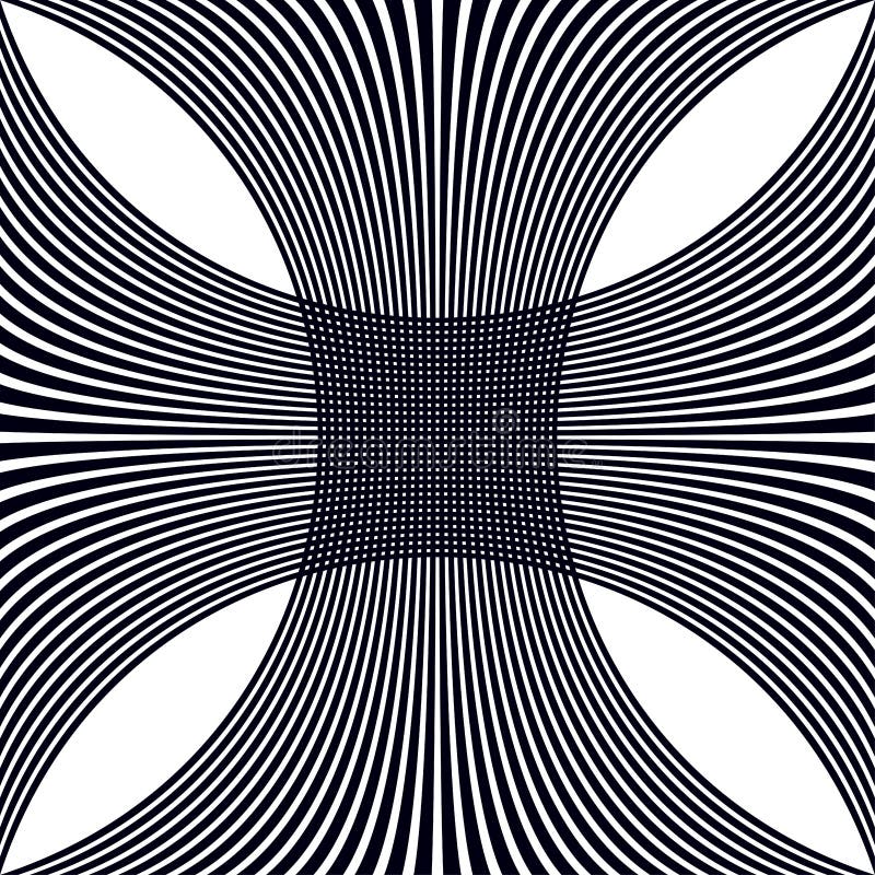 Crossing, Intersecting Lines Abstract Geometric Vector Pattern, Texture ...