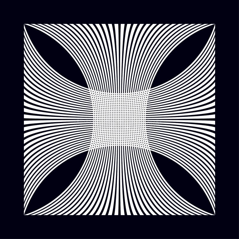 Crossing, Intersecting Lines Abstract Geometric Vector Pattern, Texture ...