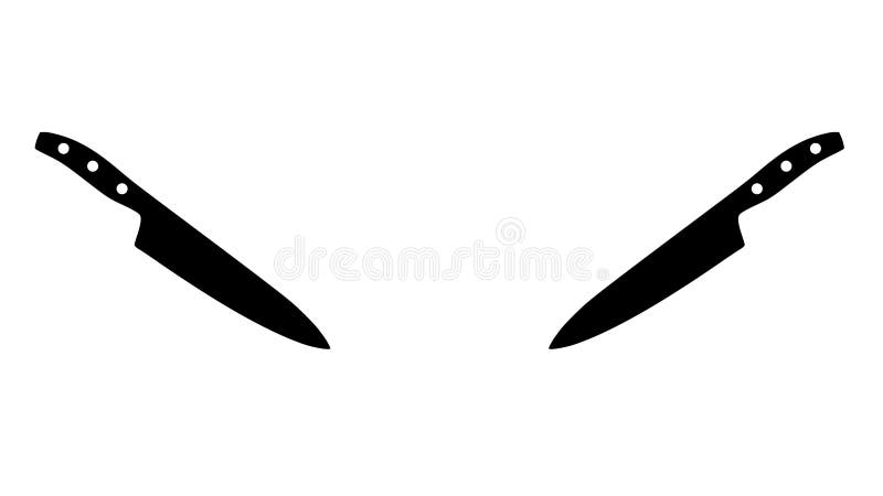 Crossing Knives Motion Animation Stock Footage - Video of cooking ...