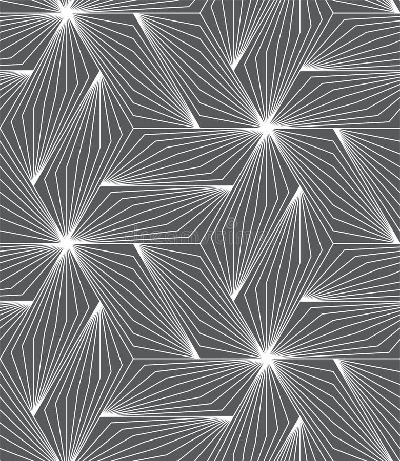 Crossing Lines in Hexagon Saemless Vector Pattern Stock Vector ...