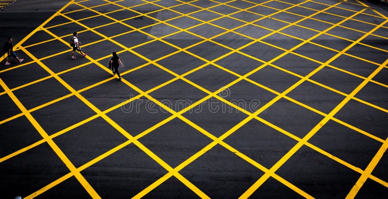 Crossing the Lines editorial stock image. Image of people - 81480799