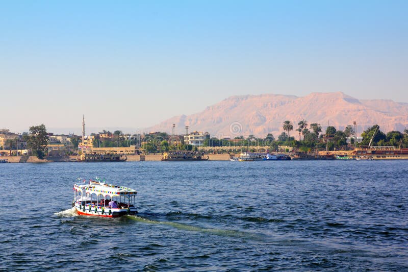 Felucca on the Nile River in Luxor Editorial Image - Image of faluka ...