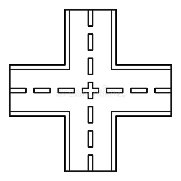 Road Outline Icon Stock Illustrations – 132,461 Road Outline Icon Stock ...