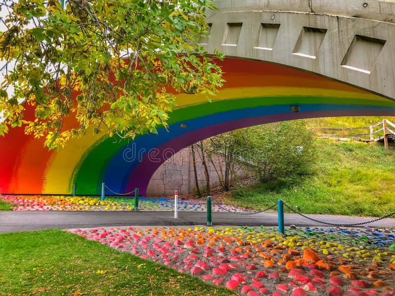 Rainbow Bridge Calgary Stock Photos - Free & Royalty-Free Stock Photos ...