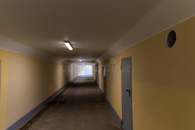 Crossing Under a Road with a Ramp Stock Image - Image of intersection ...