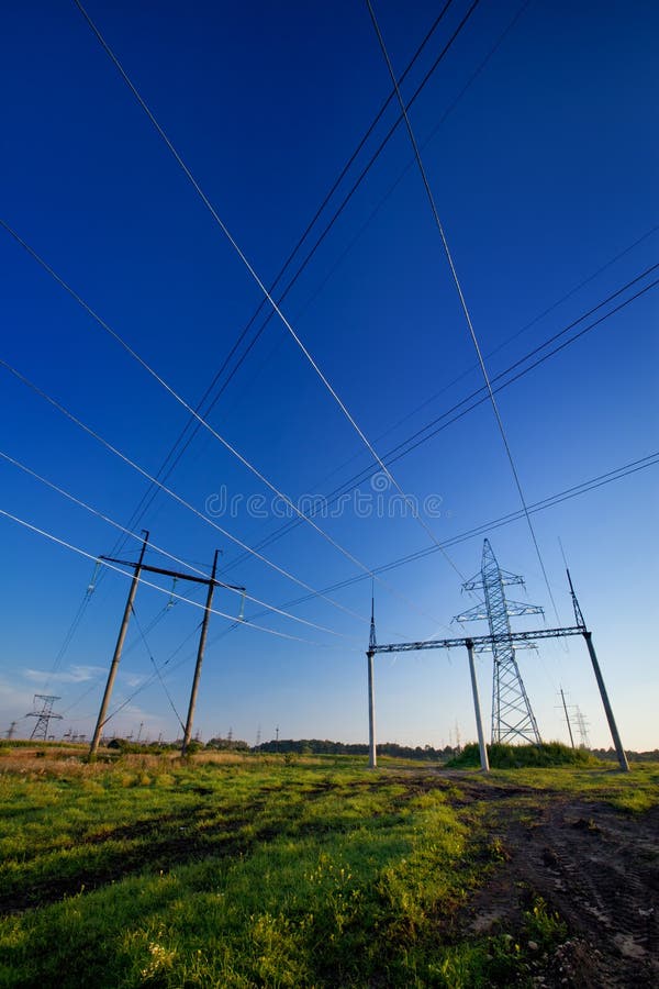 Crossing wires stock photo. Image of grass, metal, tall - 20669896