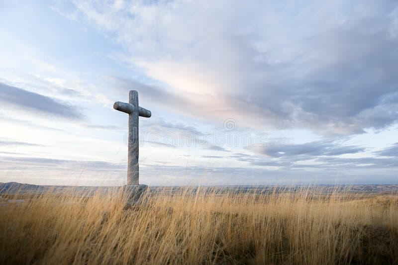 Crossings of Stone Representative of the Holy Week with Background at ...