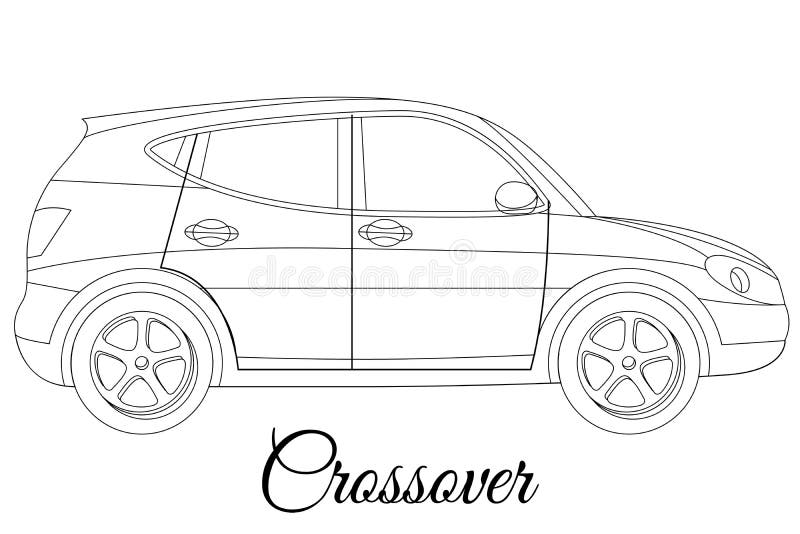 Crossover Outline Stock Illustrations – 581 Crossover Outline Stock ...