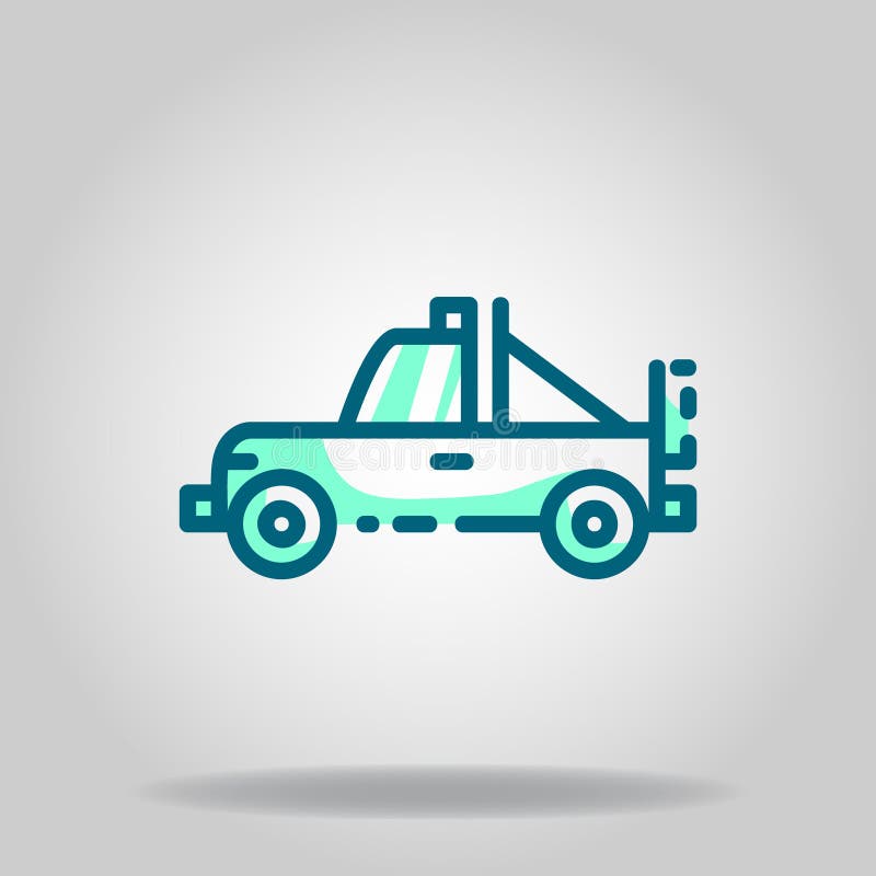 Crossover Car Icon Vector. Crossover Symbol Illustration. Stock Vector ...