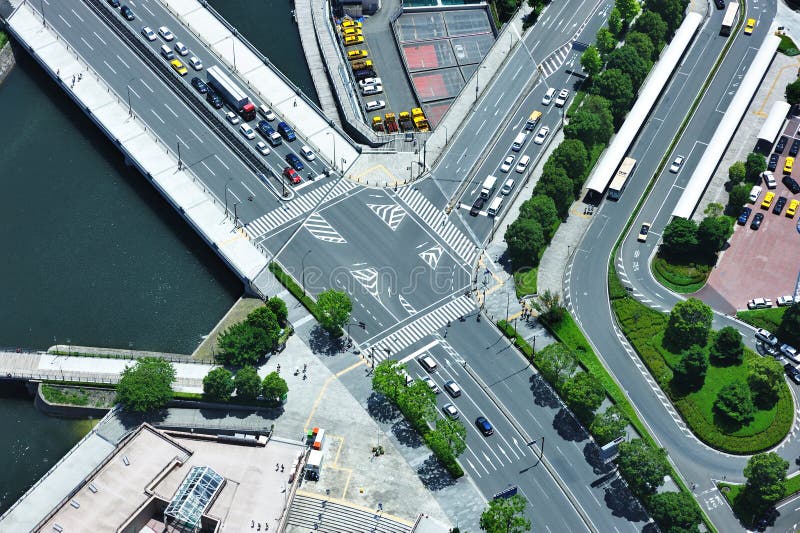 Crossroads stock image. Image of contemporary, highway - 21004479