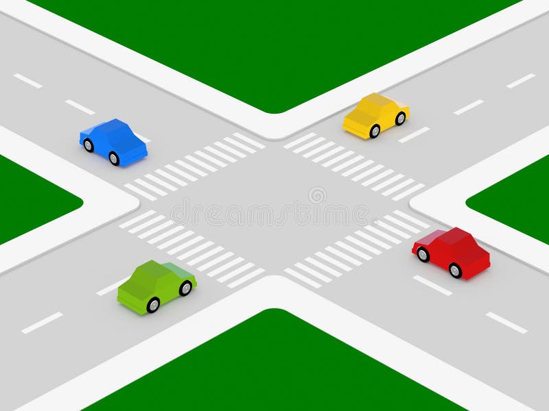Cars Crossroads Stock Illustrations – 335 Cars Crossroads Stock ...