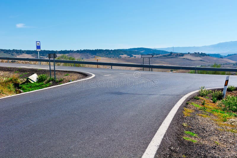 Crossroads stock photo. Image of landscape, plowed, farm - 53012104