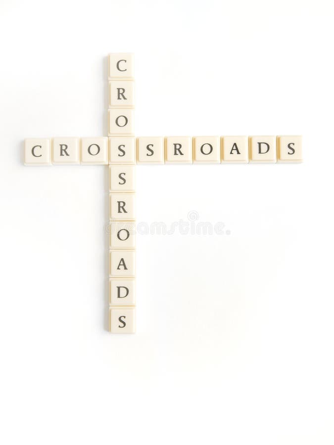 Crossroads in blocks stock photo. Image of roads, crossroads - 12911728