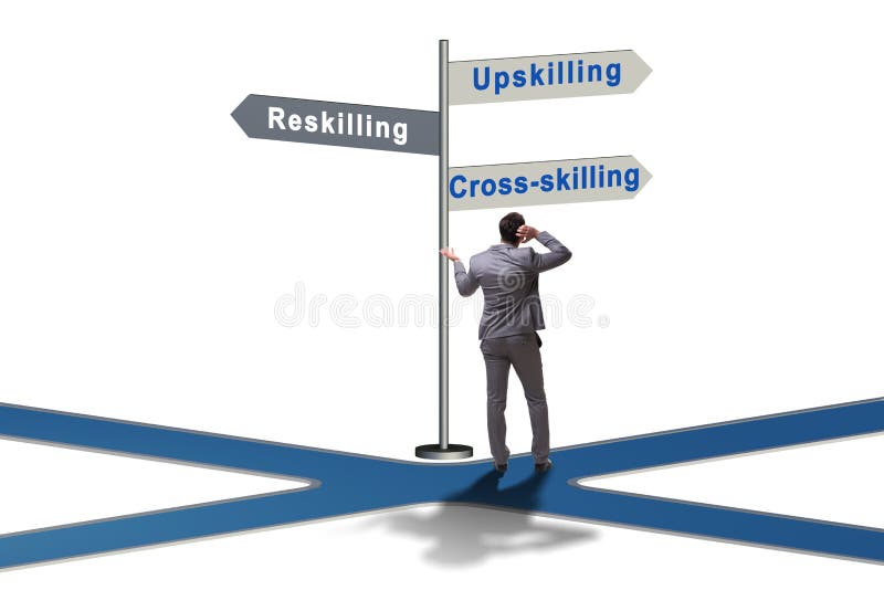 At the Crossroads Choosing between Up-skilling and Re-skilling Stock ...