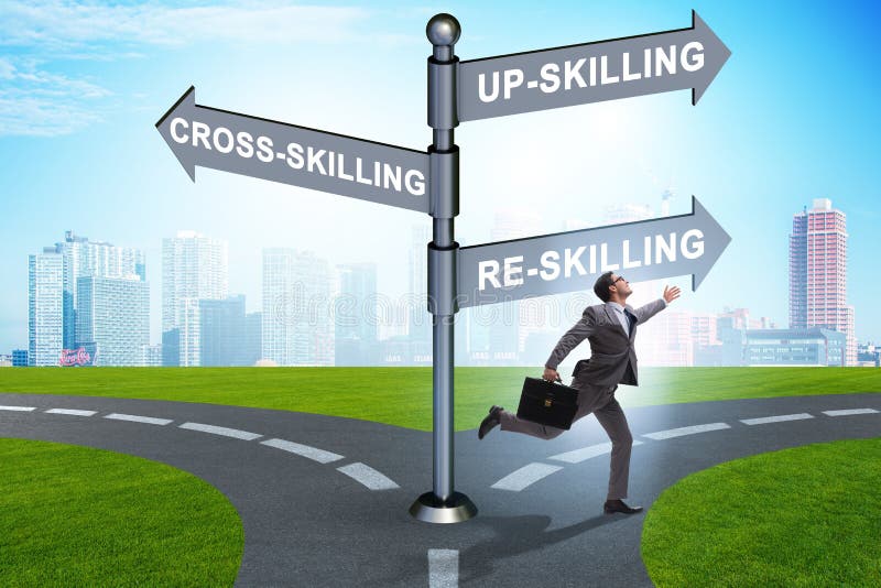 At the Crossroads Choosing between Up-skilling and Re-skilling Stock ...