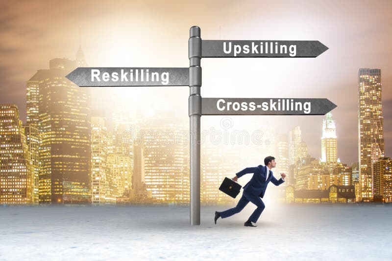 At the Crossroads Choosing between Up-skilling and Re-skilling Stock ...