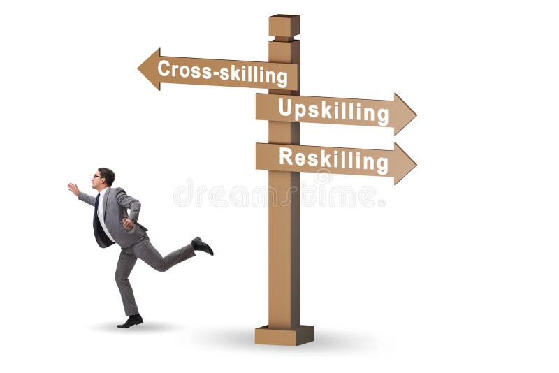 At the Crossroads Choosing between Up-skilling and Re-skilling Stock ...