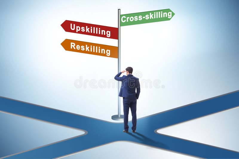 At the Crossroads Choosing between Up-skilling and Re-skilling Stock ...