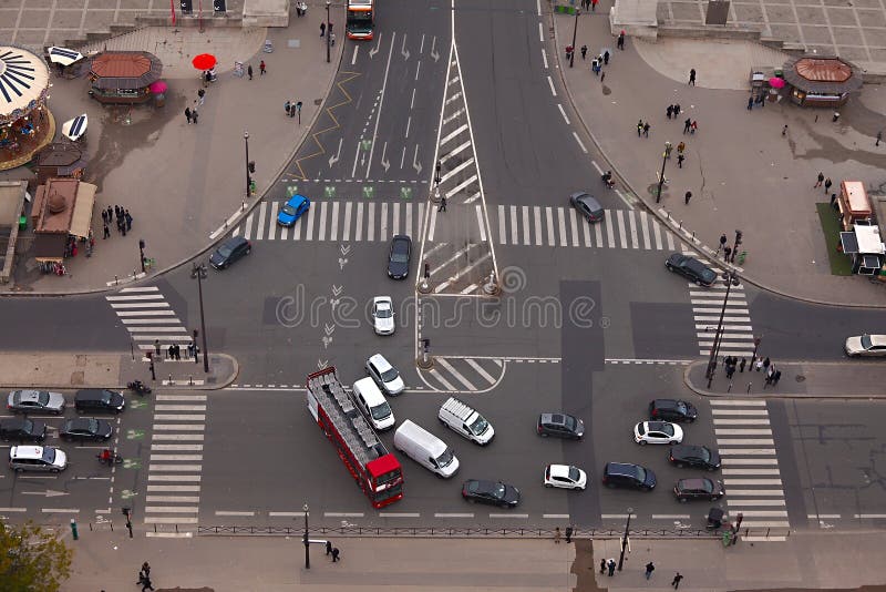 Crossroads in autumn wood. stock photo. Image of outdoor - 27017238
