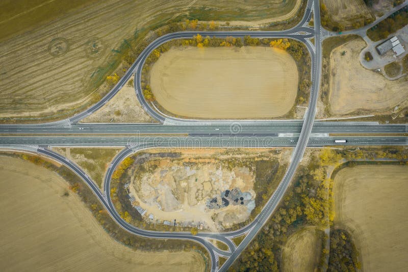 Crossroads, Junction, Intersection Stock Image - Image of texture ...