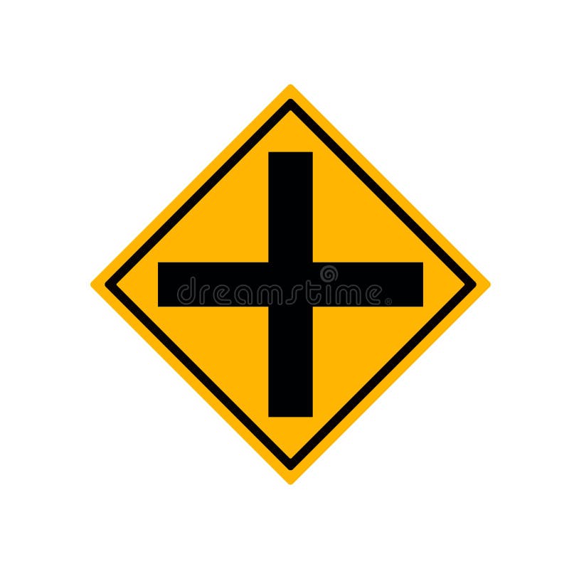 T-Junction Traffic Road Sign,Vector Illustration, Isolate on White ... T-Junction Traffic Road Sign,Vector Illustration, Isolate on White ...